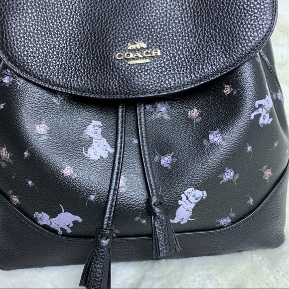 Coach | Bags | Disney X Coach Elle Backpack Dalmatian Floral | Poshmark
